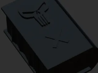 Skull book by Kabir Utreja | Download free STL model | Printables.com