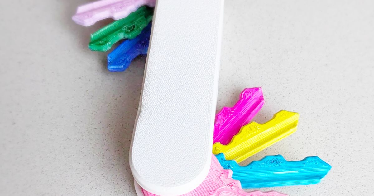 Toy house keys by XVIIarcano | Download free STL model | Printables.com