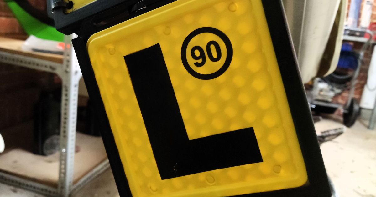 Learner/Provisional(Australian) plate holder for motorbike by Phoryan ...