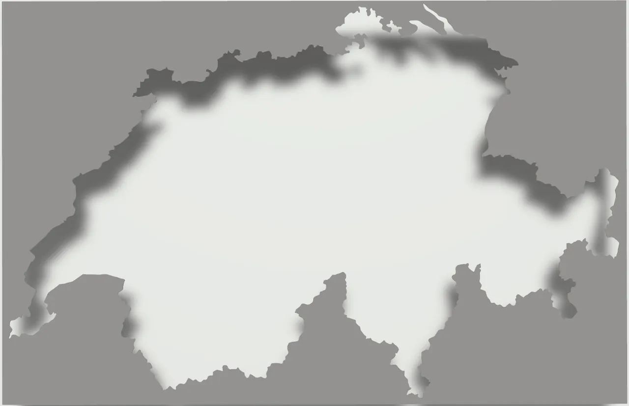 Negative Map of Switzerland / Negative Swiss Map by Aleks89 | Download ...
