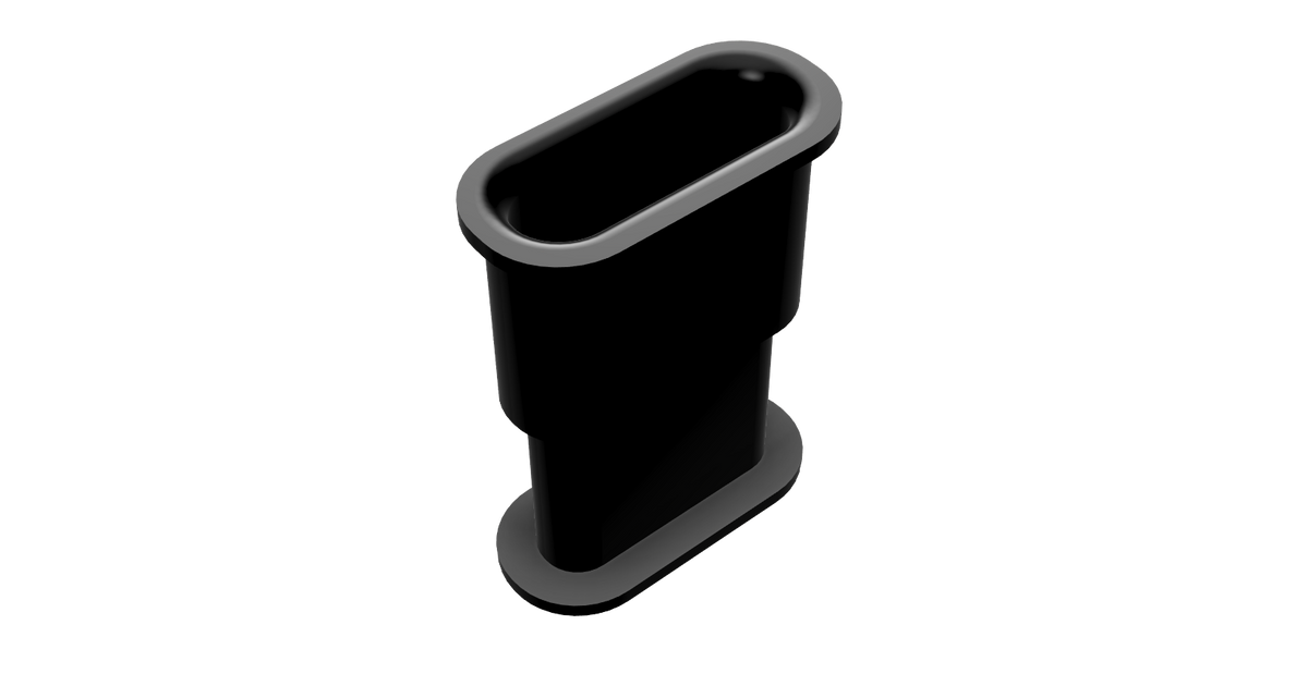 Wide Cable Passthrough by Chris D | Download free STL model ...