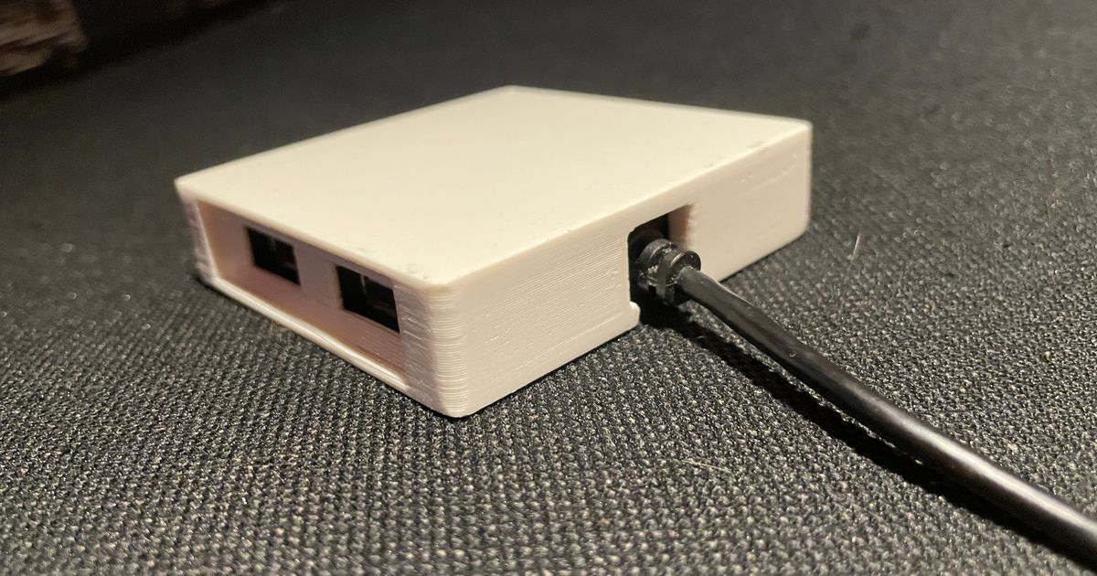 USB hub enclosure by Thijs Triemstra | Download free STL model ...