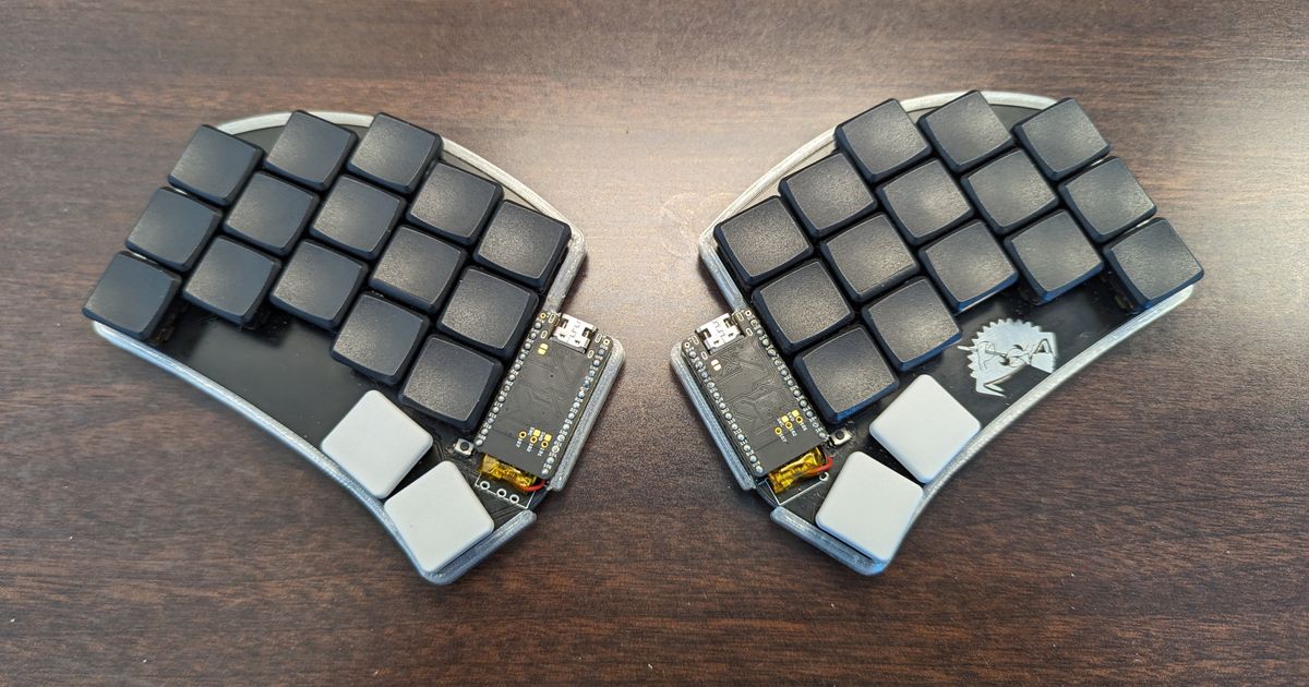 Ferris Sweep 2.2 Case by Keyan Mobli | Download free STL model ...