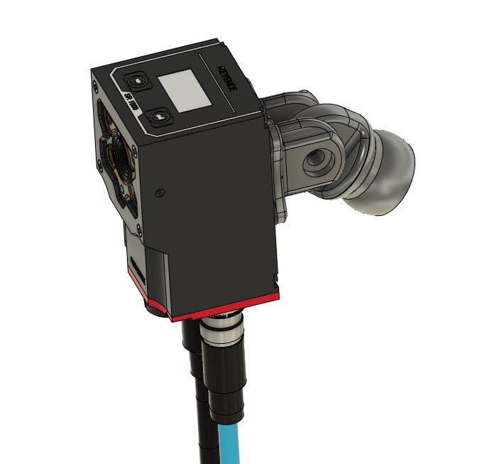 Keyence barcode reader GoPro mounting bracket by Hellcashew | Download ...