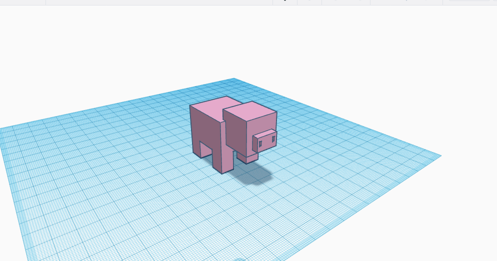 Minecraft Pig by Simpleprints600 | Download free STL model | Printables.com