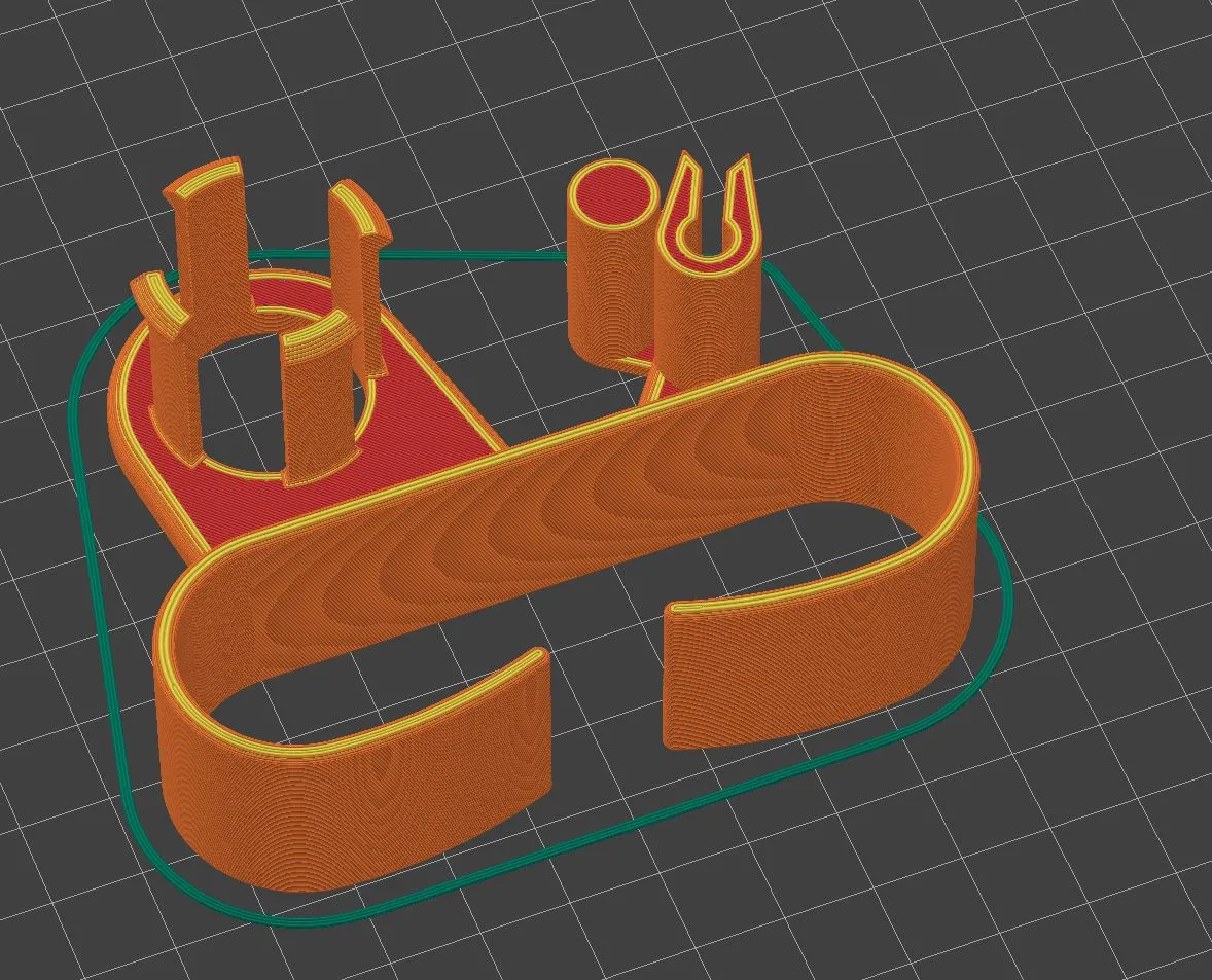 Tape Holder - Dispenser - Hand Mounted by YogiTech | Download free STL model | Printables.com