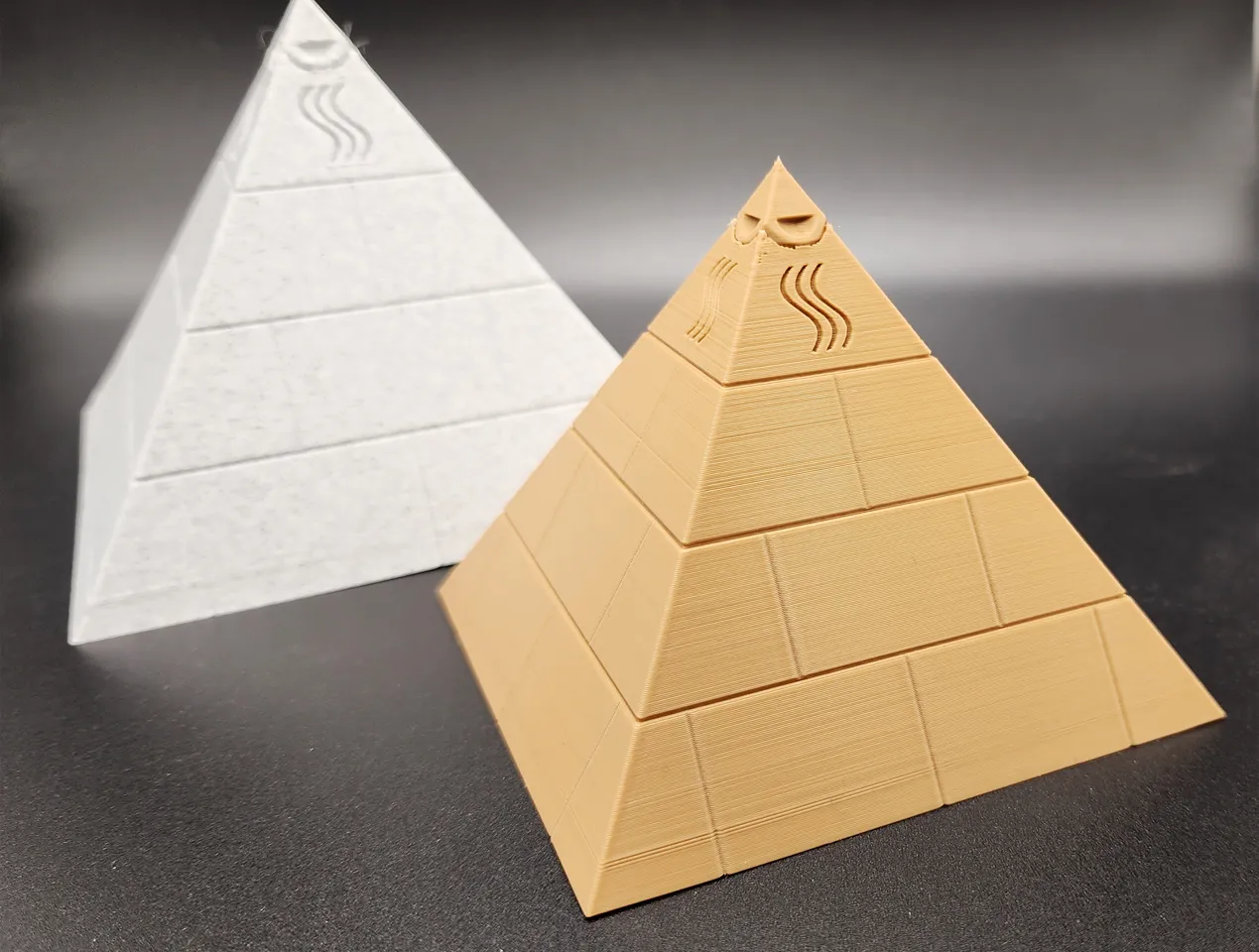 Hollow Pyramid w/Topper by Triple G Workshop | Download free STL model ...