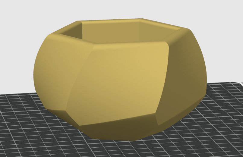 Geometric Hexagon Pot by Squeaky Robot | Download free STL model ...