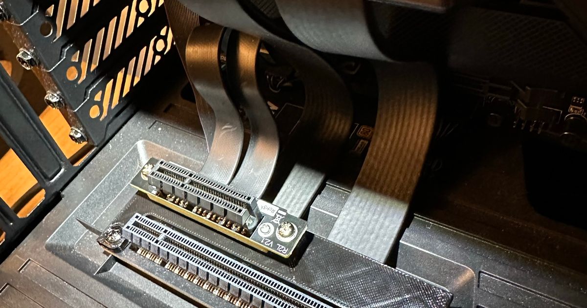 Hyte Y40/Y60 Vertical Expansion Card por Eunoseer | Descargar modelo ...