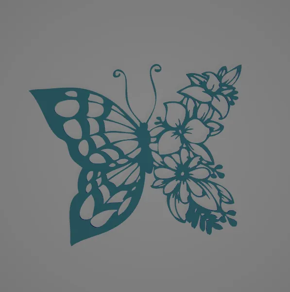 Mariposa Wall Art by Matrix | Download free STL model | Printables.com