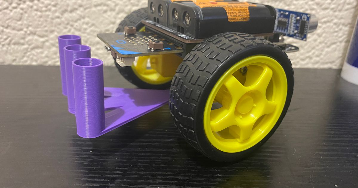 Robo:Bit marker attachment by StickyRib | Download free STL model ...