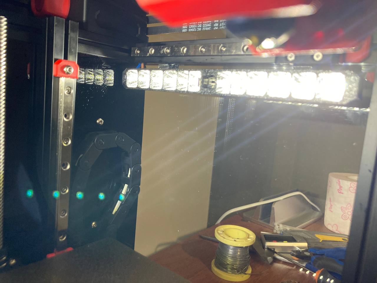 Voron 0.2 shielded LED bar for Daylight on a matchstick v2.1 by RZT ...