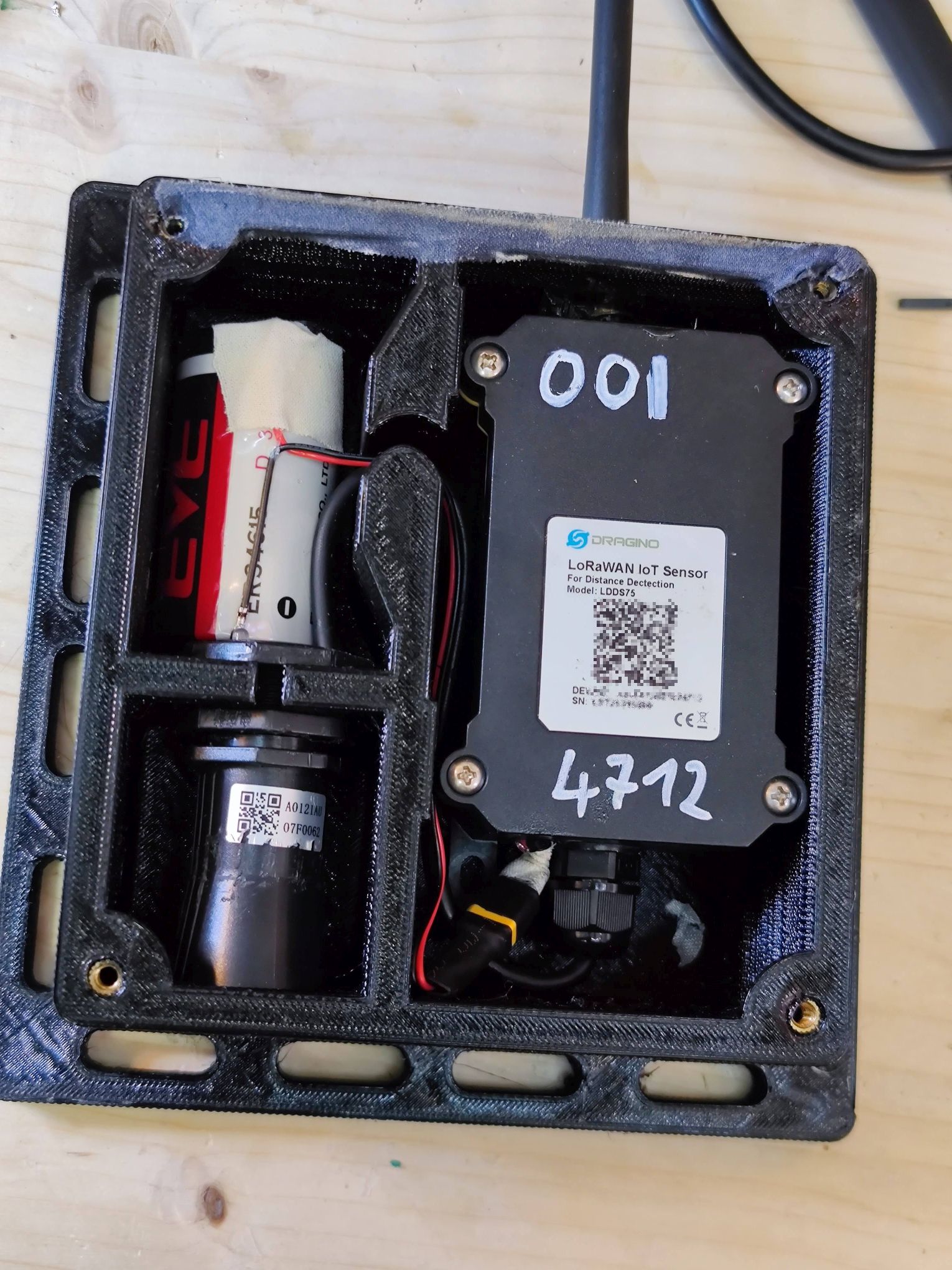 outdoor housing for LoraWAN sensor Dragino-LDDS75 by ideenwerk.me ... outdoor housing for LoraWAN sensor Dragino-LDDS75 by ideenwerk.me ...