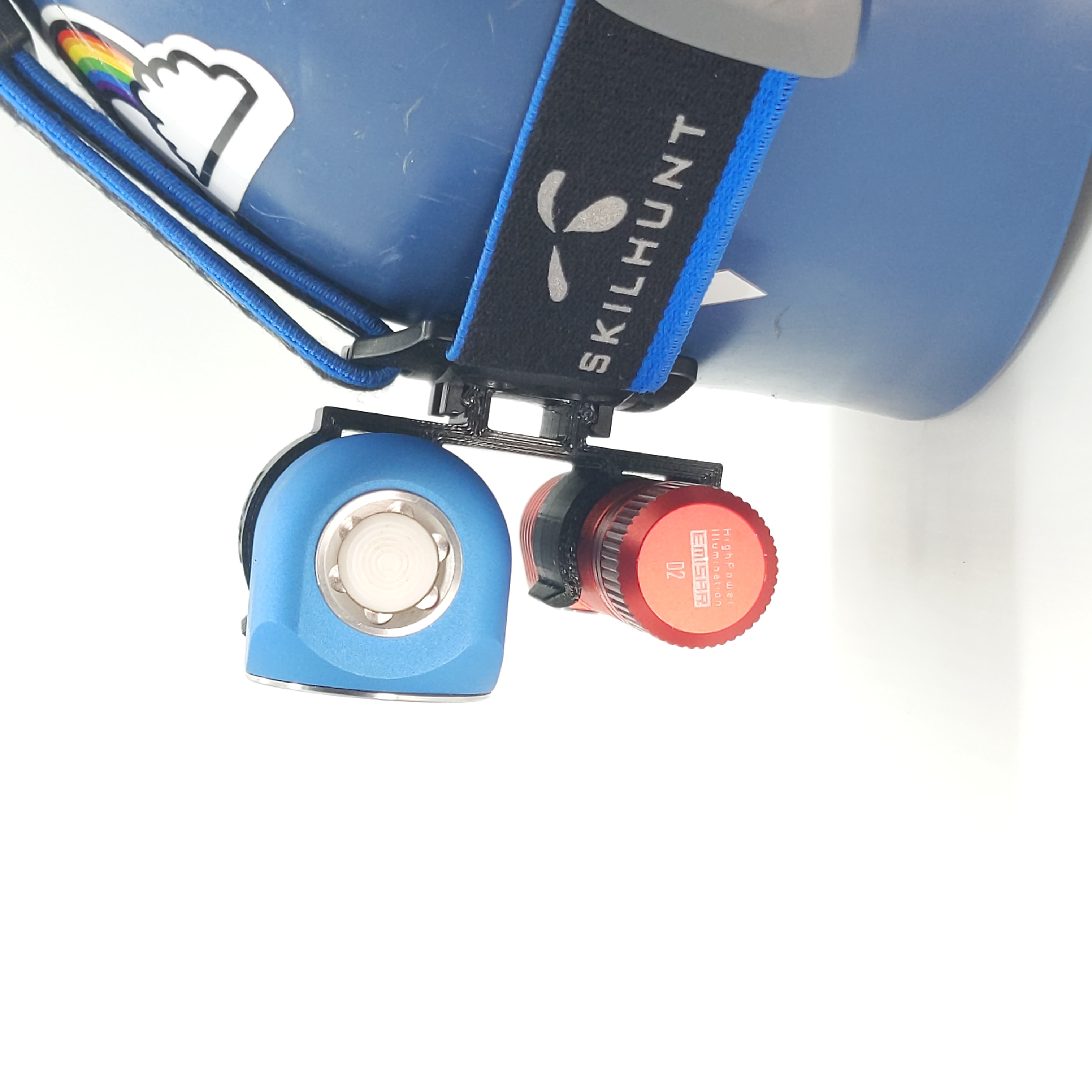 Skilhunt HB3 headband mount for Emisar DW4 and Emisar D2 by Spicy3d ...