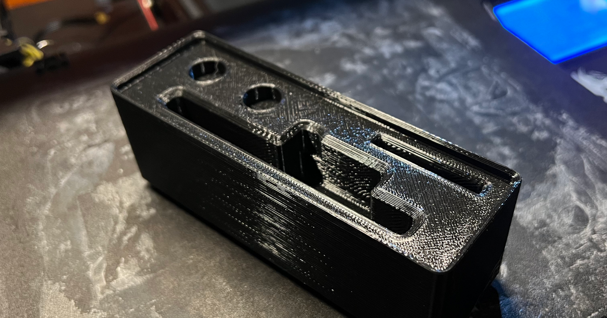 Gridfinity Large Caliper and Ruler Holder by Mark | Download free STL ...