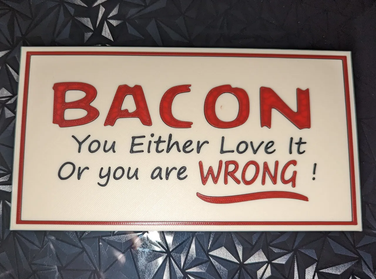 Love Bacon Sign (3 Color) by Grim Nation Hobbies | Download free STL ...