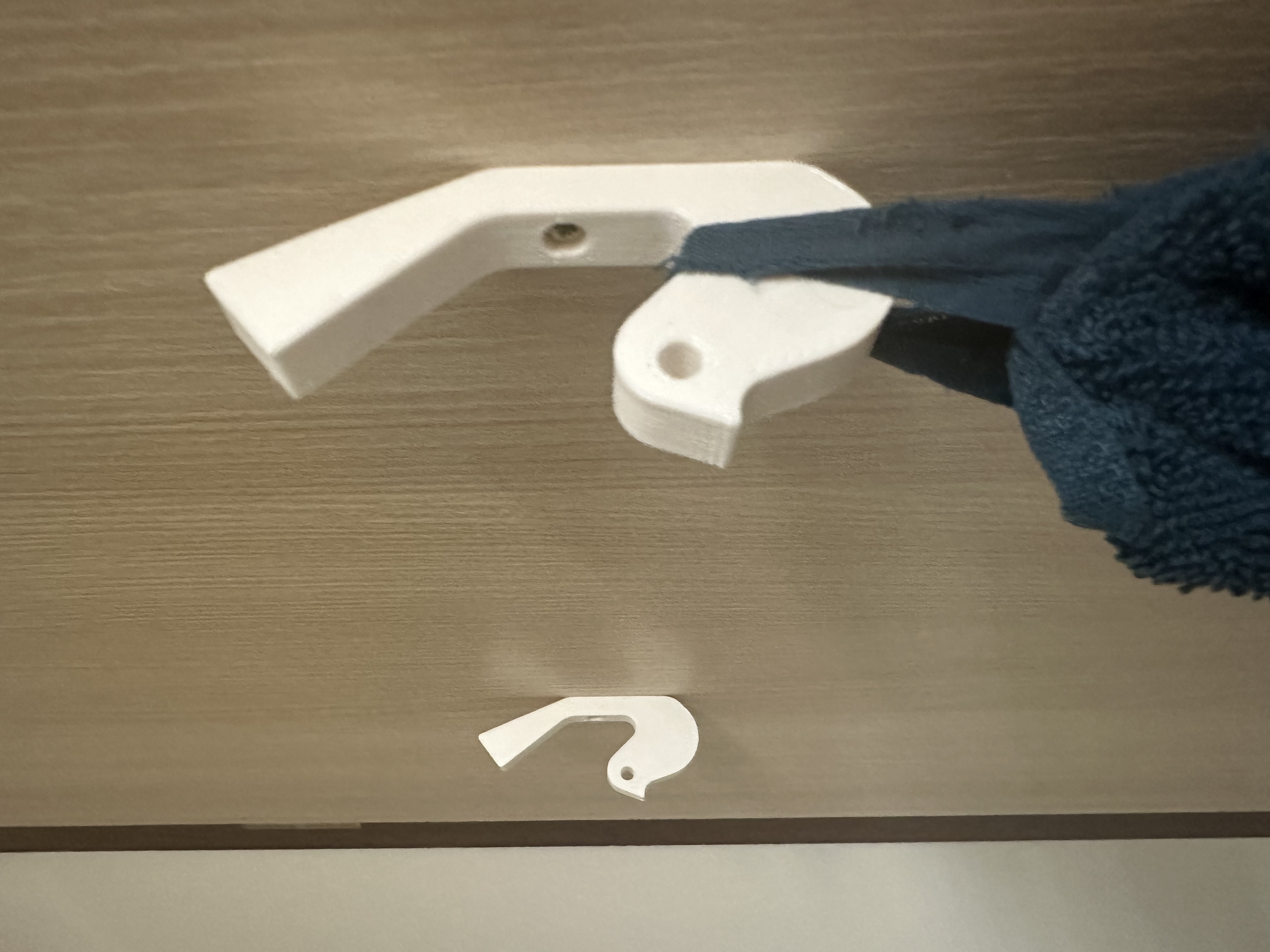 Cute bird towel / clothes wall hanger by shooshte | Download free STL ...