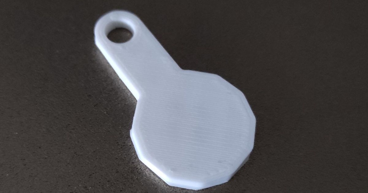 Shopping Cart Coin Key - UK by Platypus1987 | Download free STL model ...