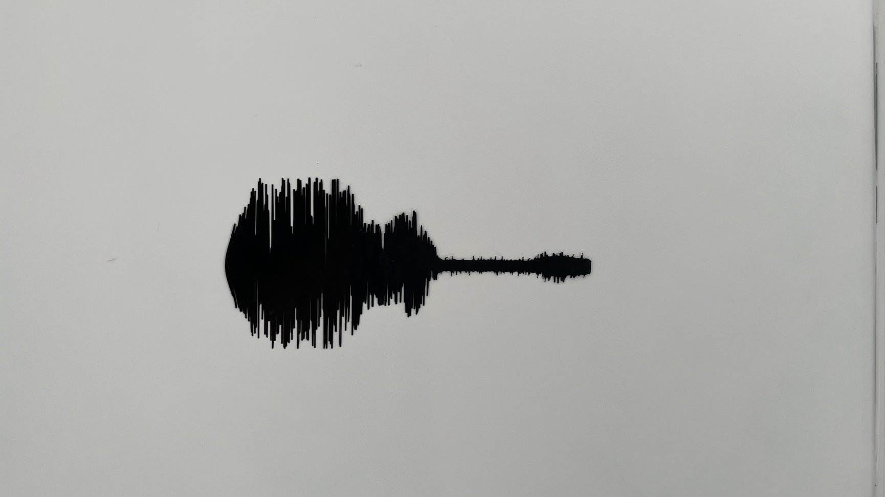 Sound Wave Guitar Wall Art by Ninomalbinho | Download free STL model ...