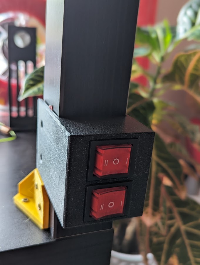 Ikea lack leg mount for two double rocker switches by Stefan Toczek ...