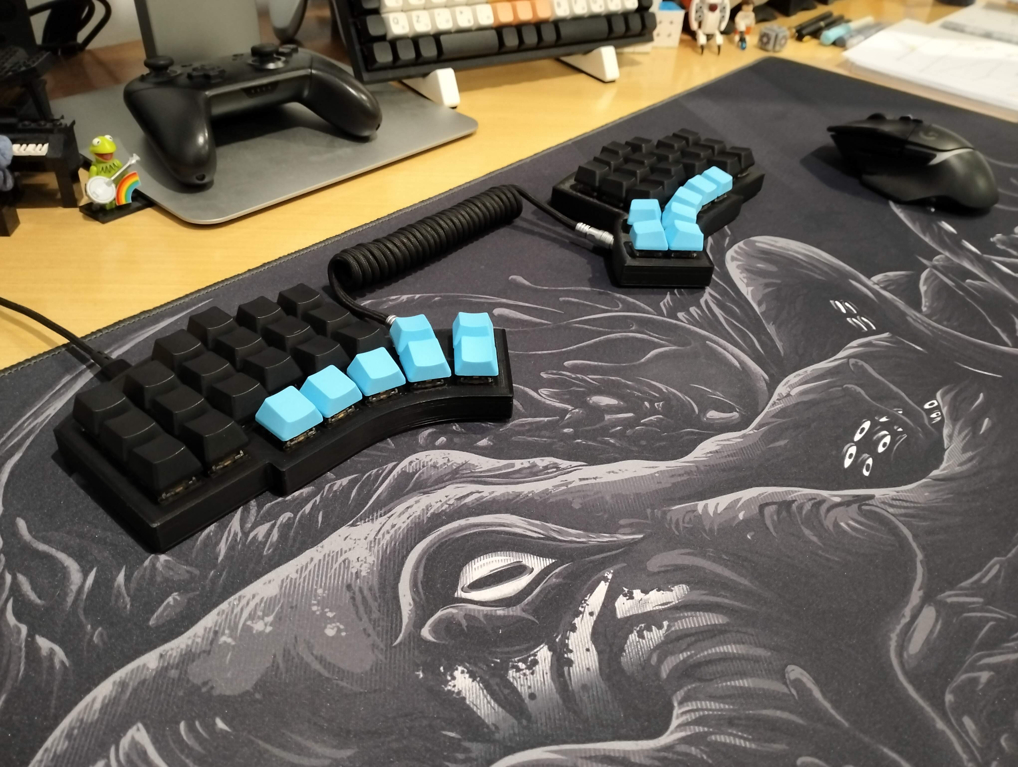 Handwired Kyria Split Keyboard by Molten | Download free STL model ...