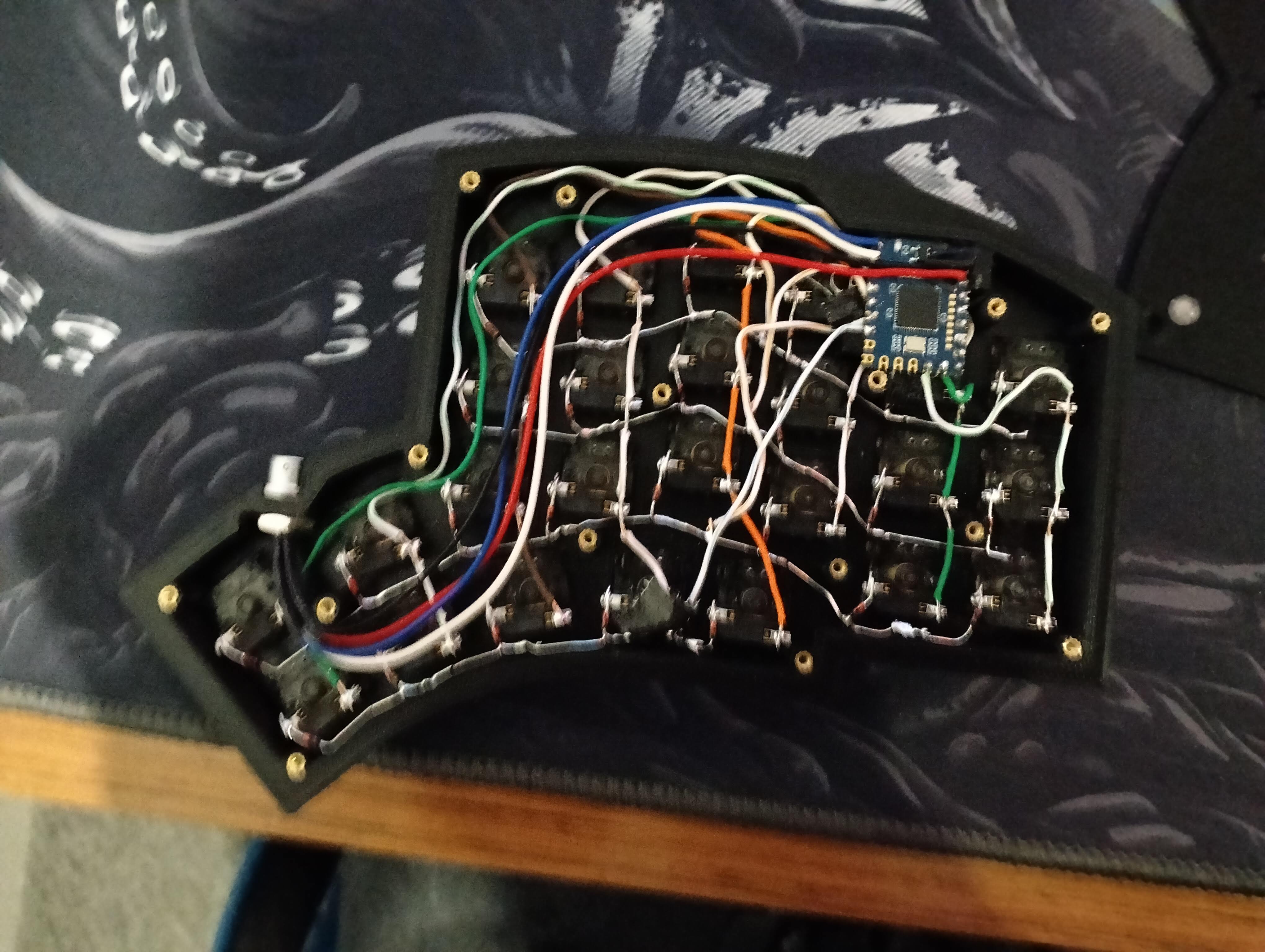 Handwired Kyria Split Keyboard by Molten | Download free STL model ...