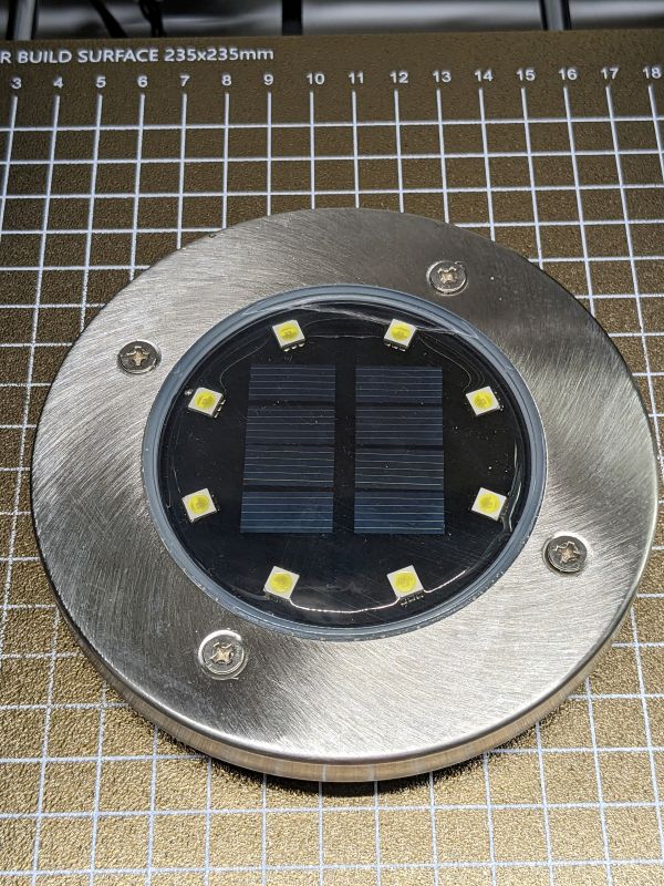 Solar Ground Light Plate by lion7718 | Download free STL model ...