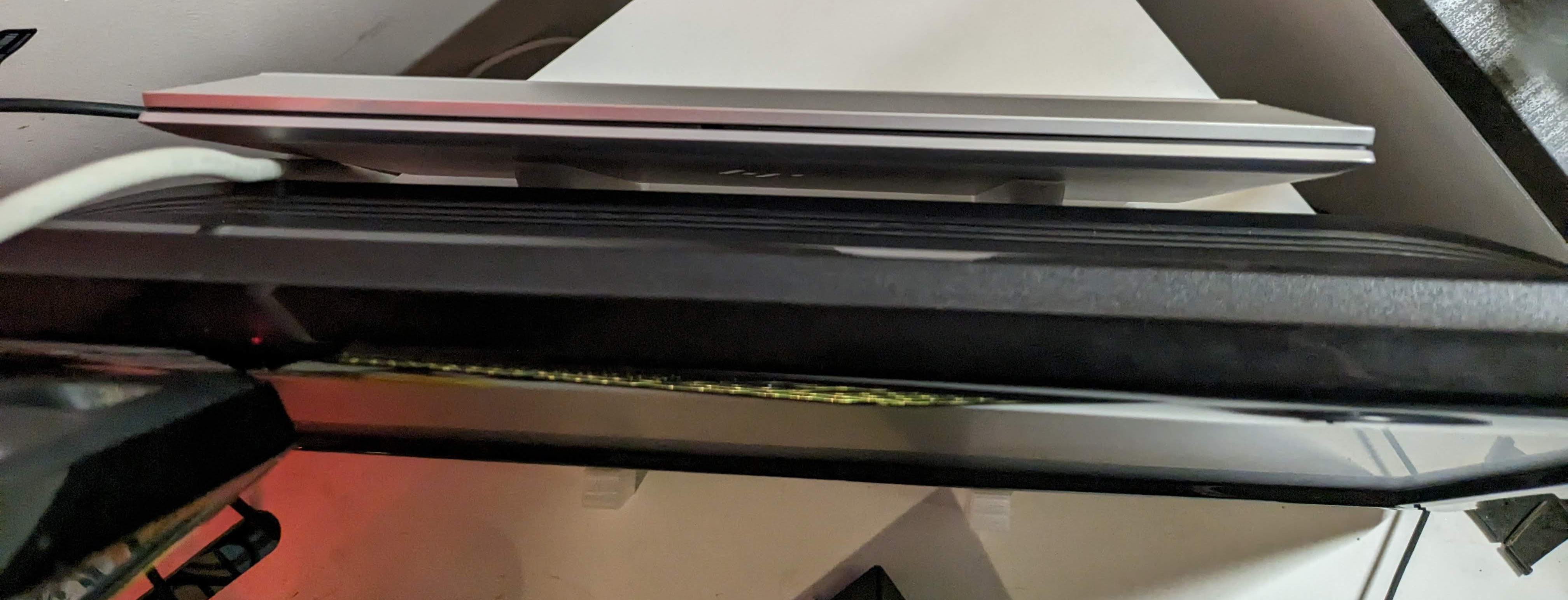 Generic Monitor Stand with Laptop slot by omegared13 | Download free ...