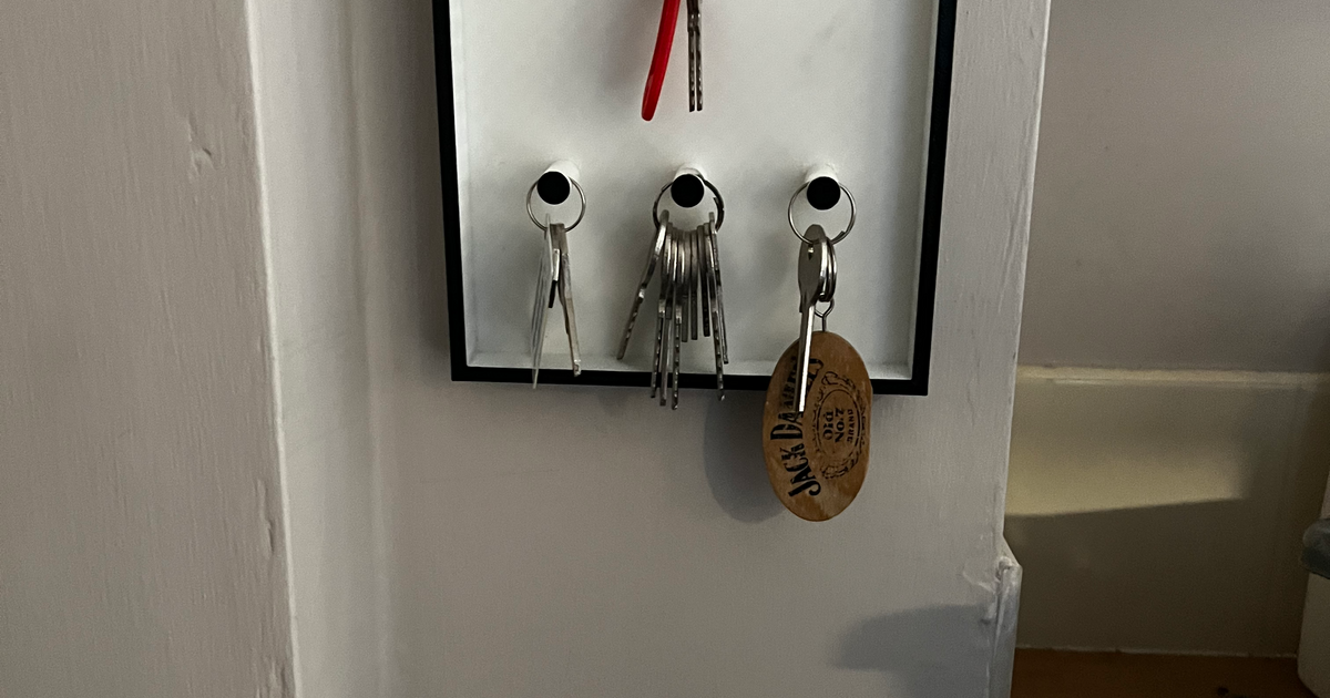 House Key Wall Holder by Timothy Wilson | Download free STL model ...
