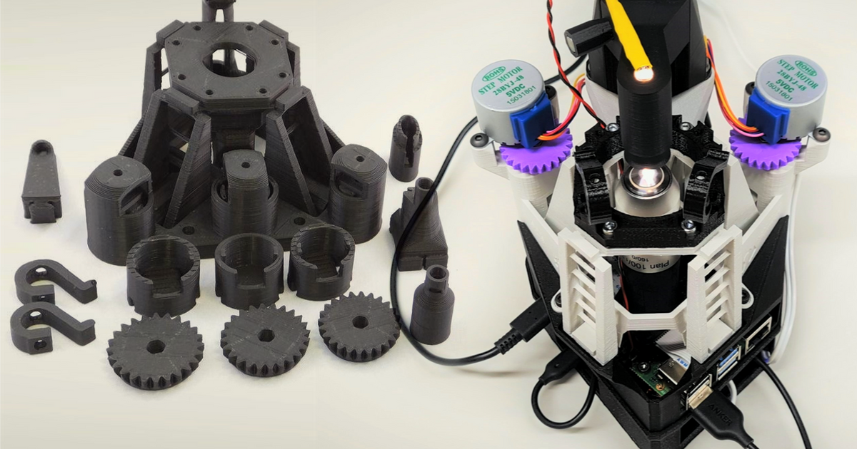 OpenFlexure microscope V6 by LIBRE hub | Download free STL model ...