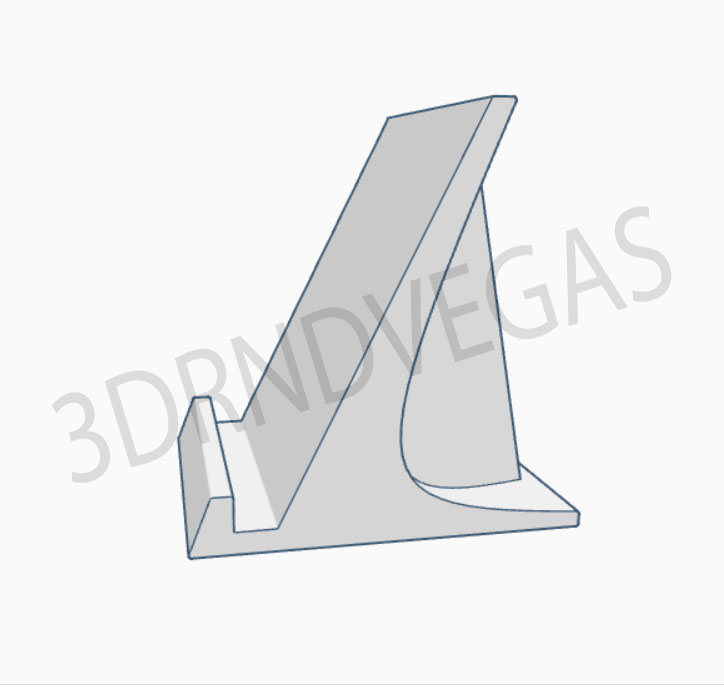 Modern Tablet Stand - with and without logo insert by 3D RnD Vegas ...