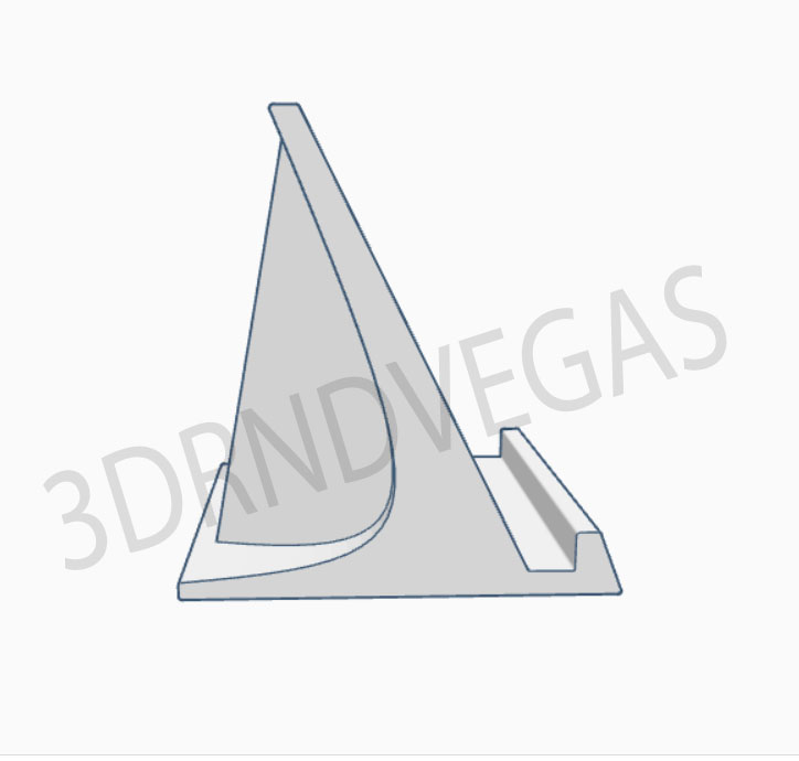 Modern Tablet Stand - with and without logo insert by 3D RnD Vegas ...