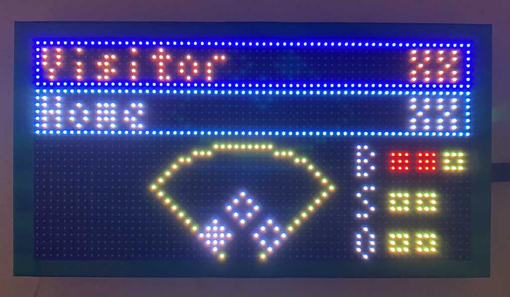 LED Matrix Frame for 32x64 P4 LED Panel (AdaBox 16) by AfterTen ...