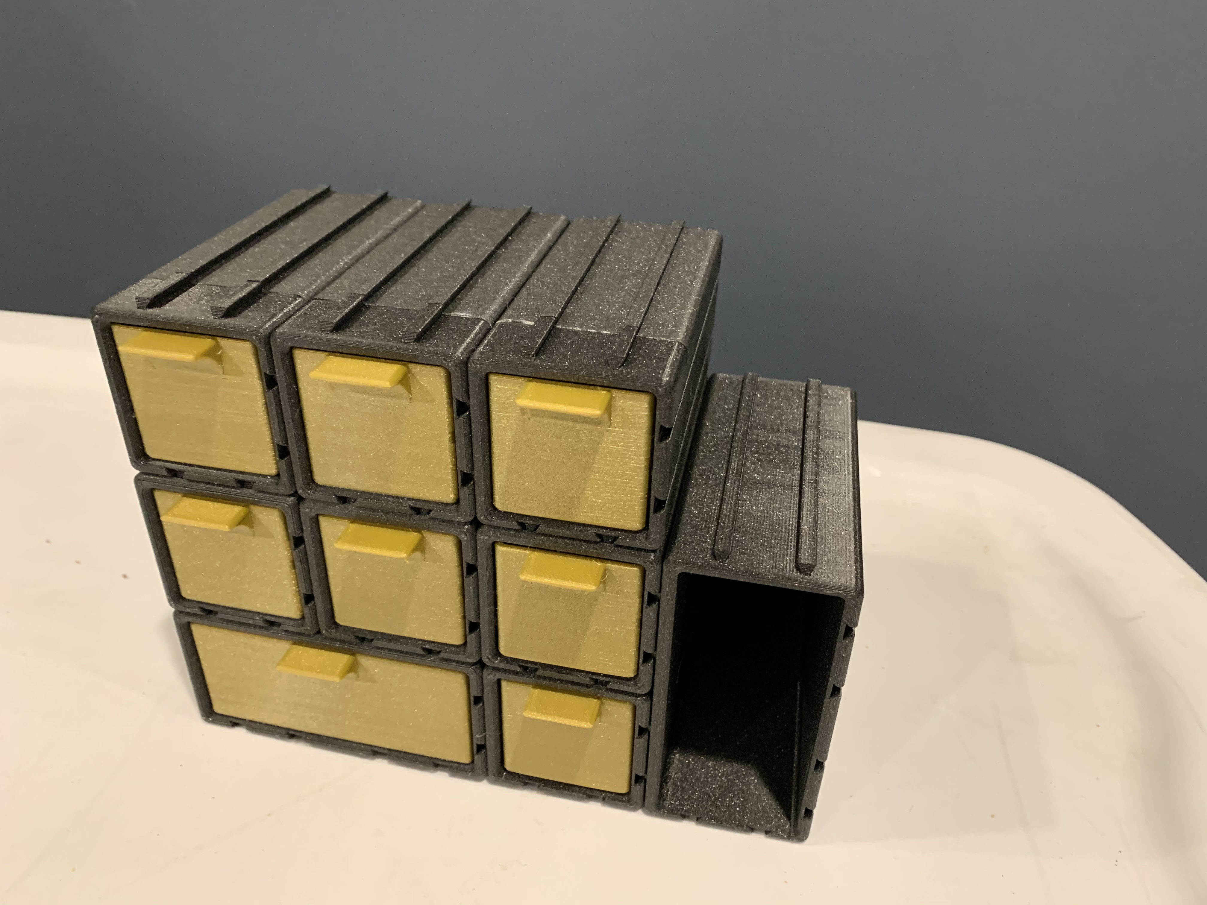 Modular Small Parts Drawers by Rich Dionne | Download free STL model ...