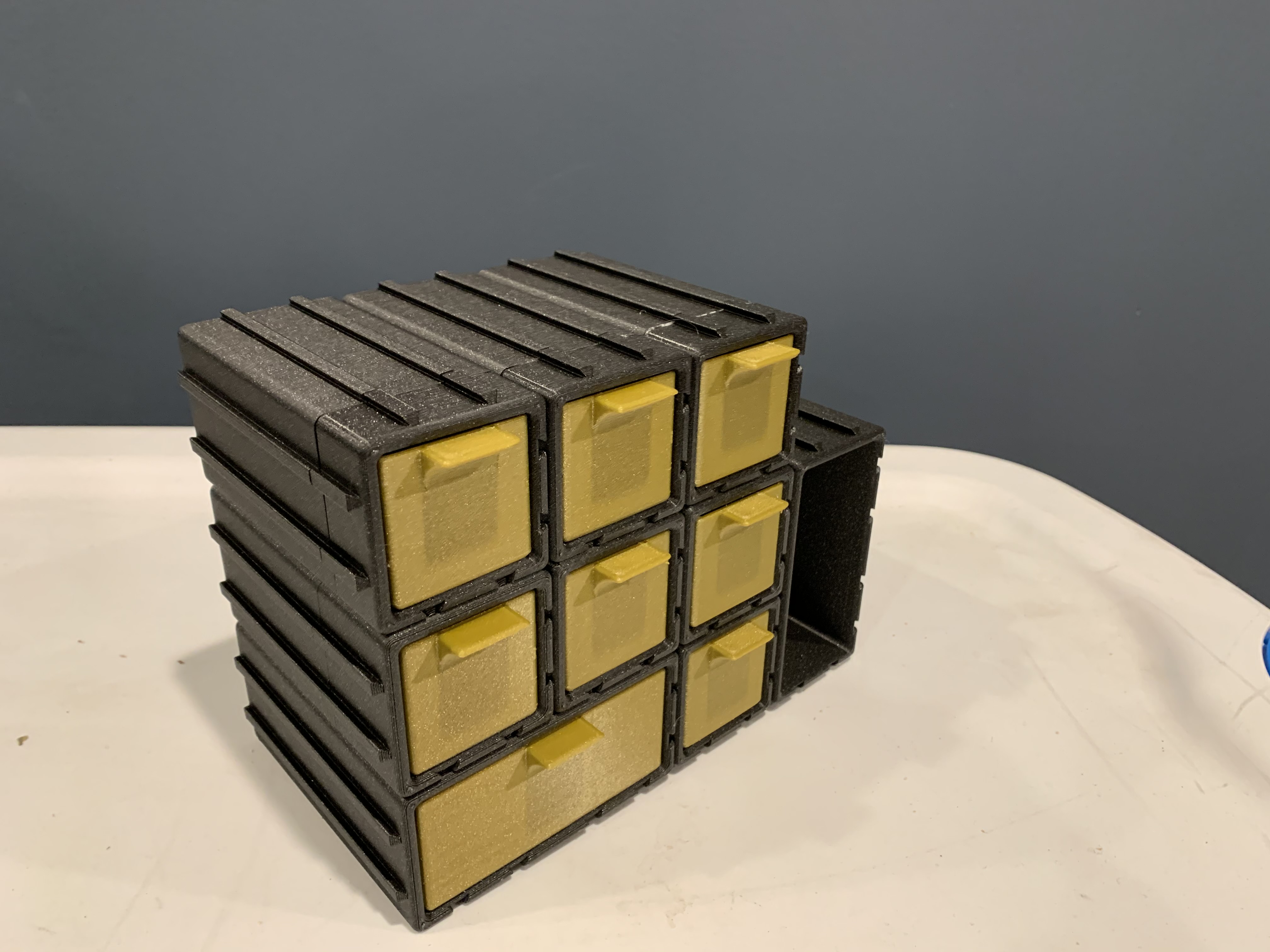 Modular Small Parts Drawers by Rich Dionne | Download free STL model ...