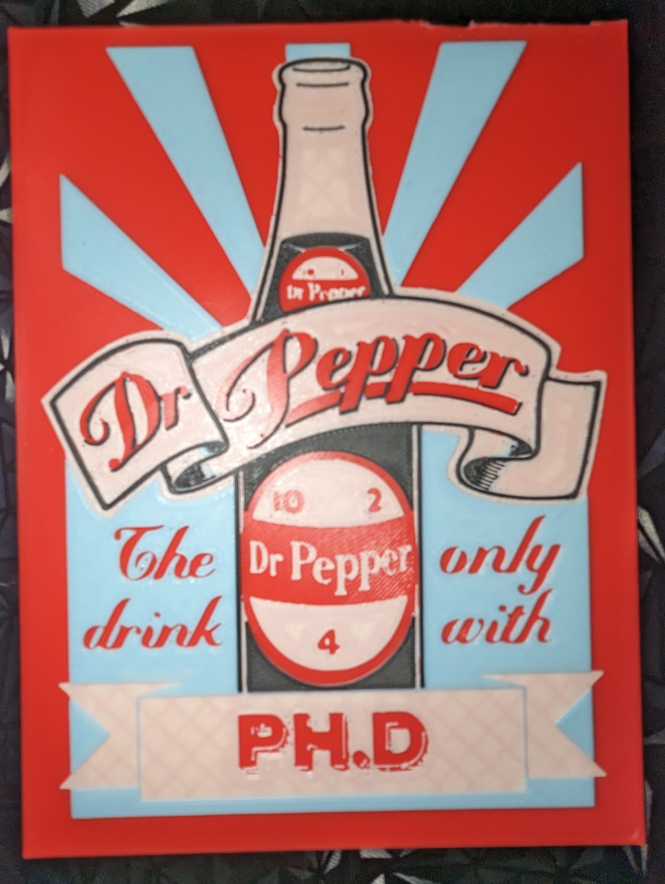 Vintage Dr Pepper Poster (4 Color) by Grim Nation Hobbies | Download ...