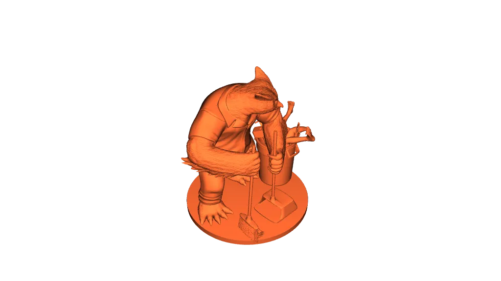 Owlbear Dungeon Janitor by MZ4250 | Download free STL model ...