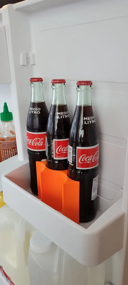 Fridge Glass Bottle Insert by Featherblade | Download free STL model ...