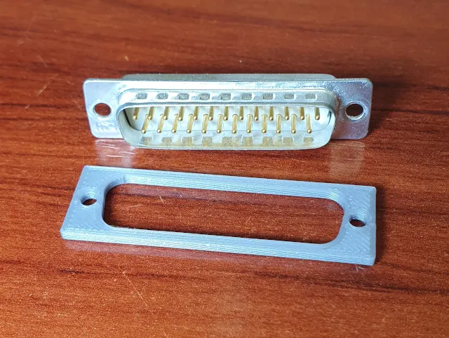 D-Sub / DB25 Connector Plug Holder by Waebis-Lab | Download free STL ...