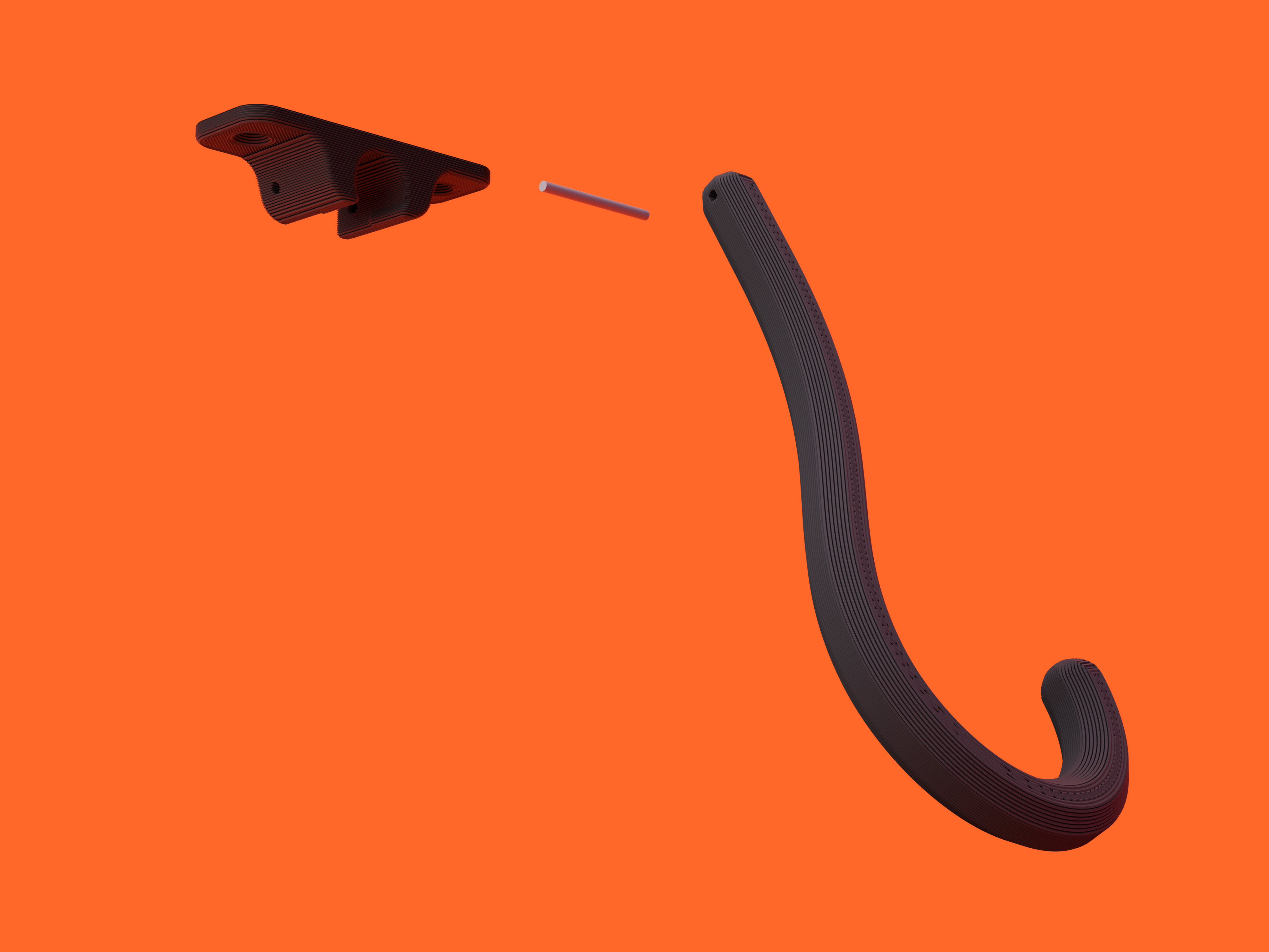 Snappy Fruit Hook by astrophage | Download free STL model | Printables.com