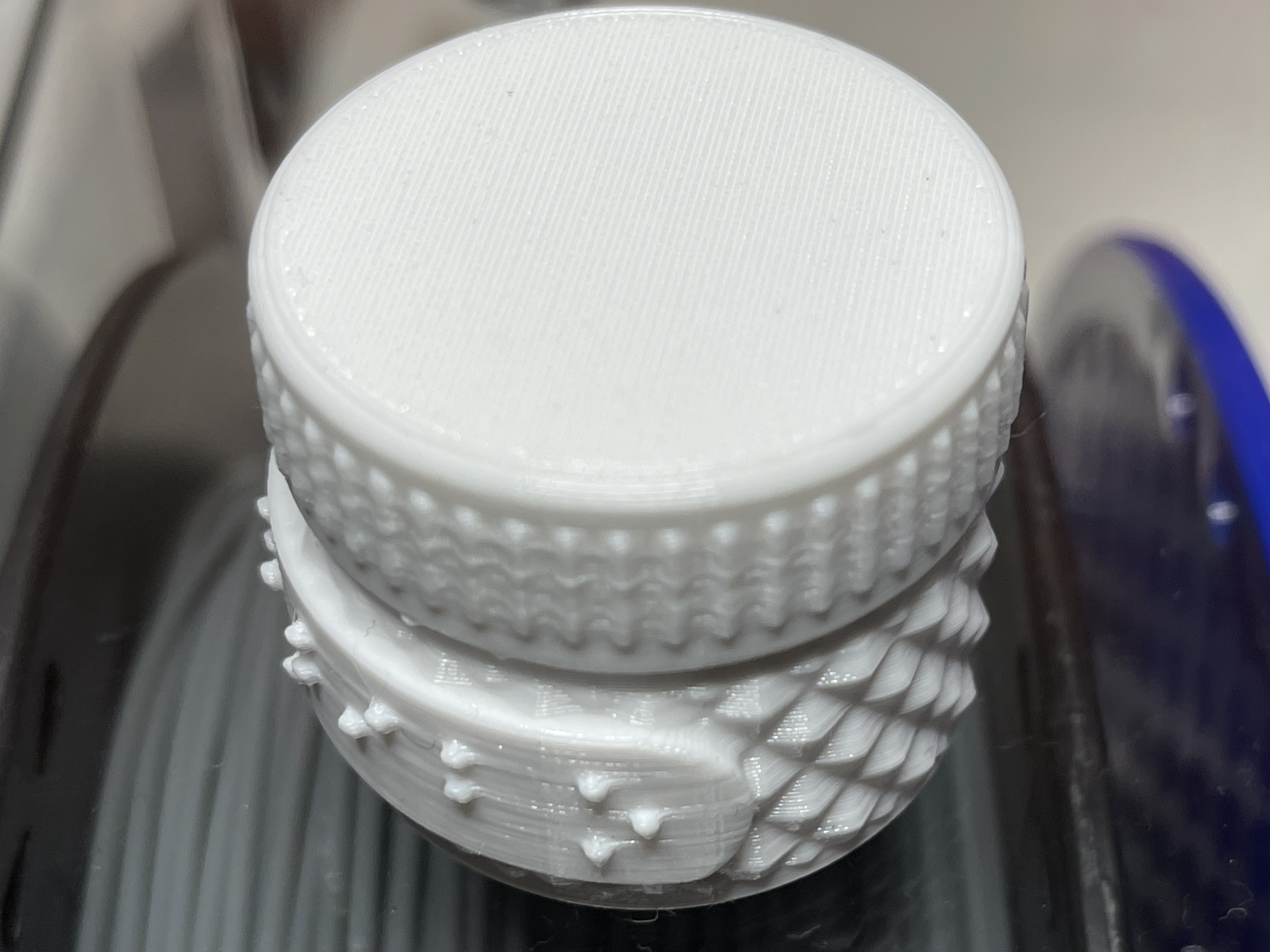 Screw top lid container optional label in text or braille and optional ...