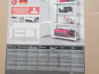 Powerfix Metal Shelving Unit interlock by John Download free STL model Printables