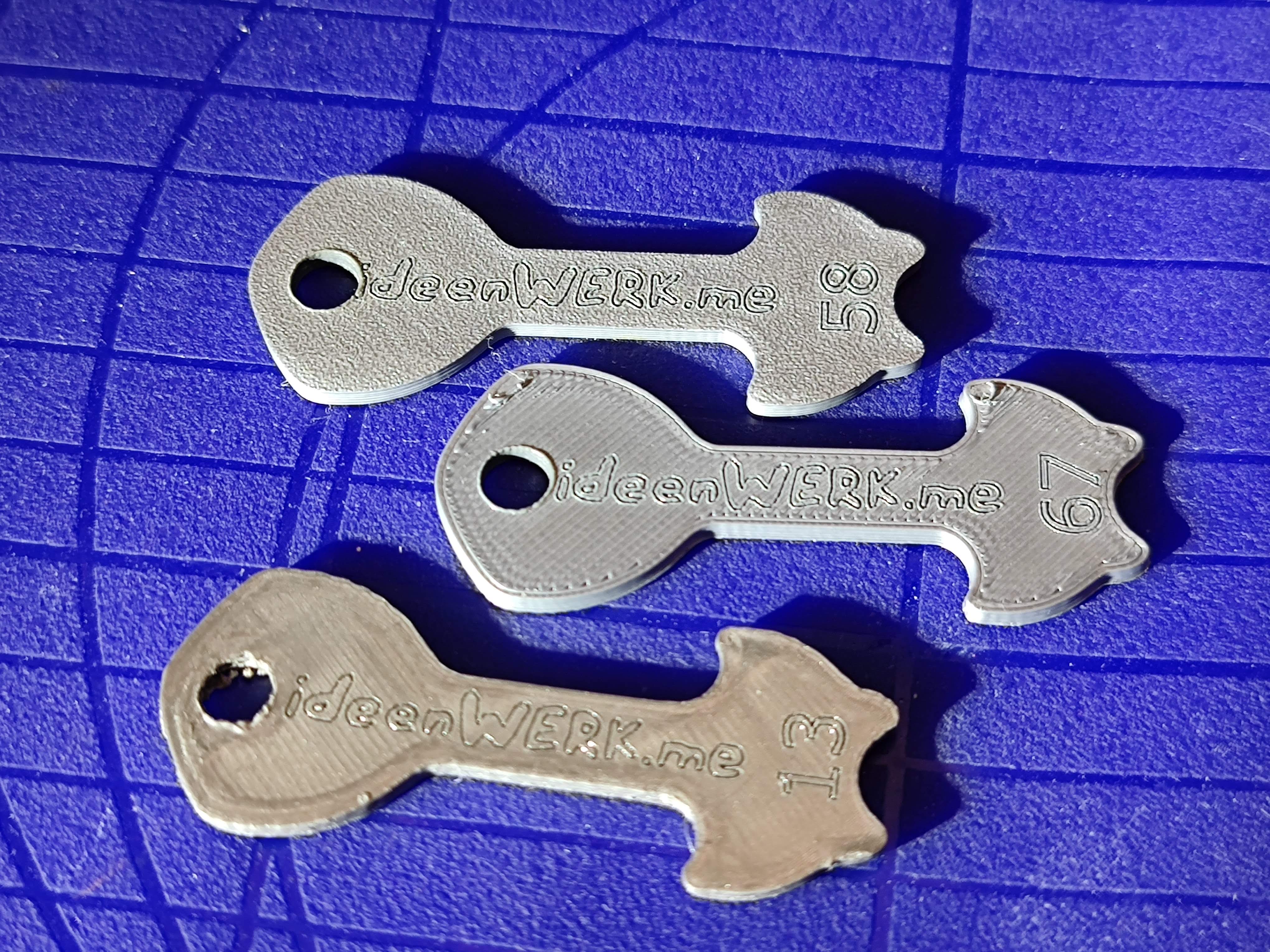 shopping cart lock key ("euro coin replacement") by ideenwerk.me ...