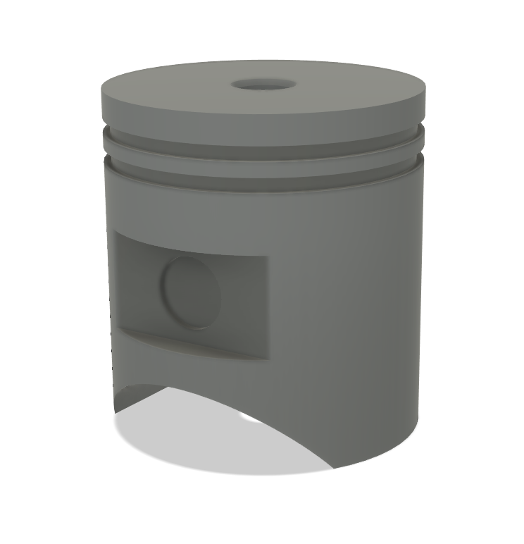 Piston - YOYO 5A Counterweight by rookiebwoy | Download free STL model ...