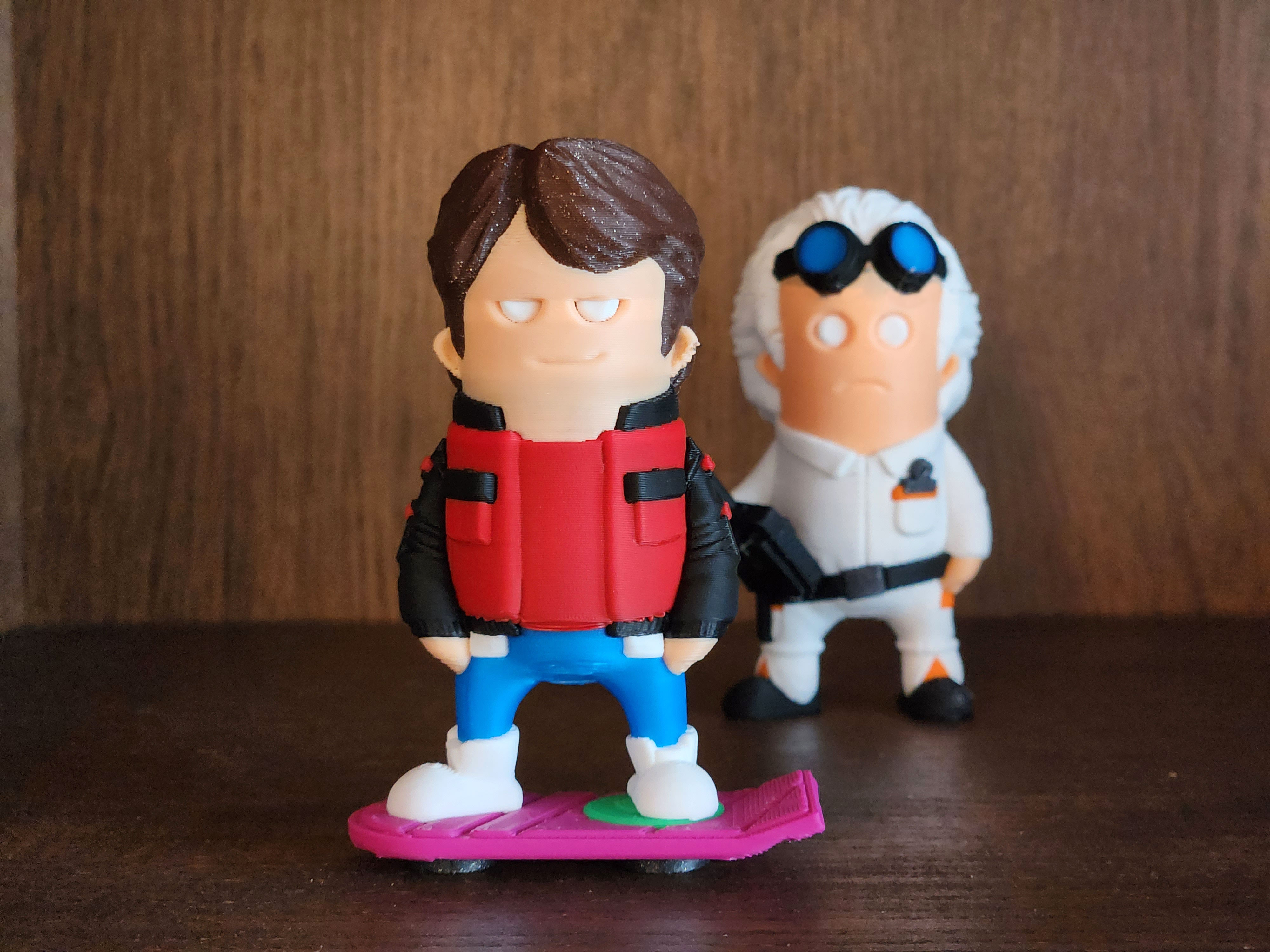 Mini Marty McFly single and multimaterial by Wekster | Printables Store