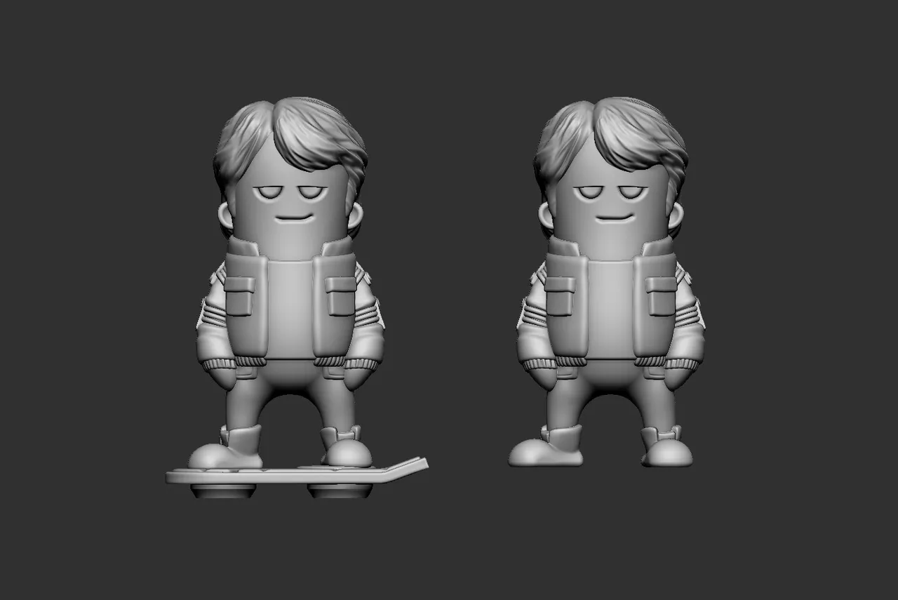 Mini Marty McFly single and multimaterial by Wekster | Download free ...