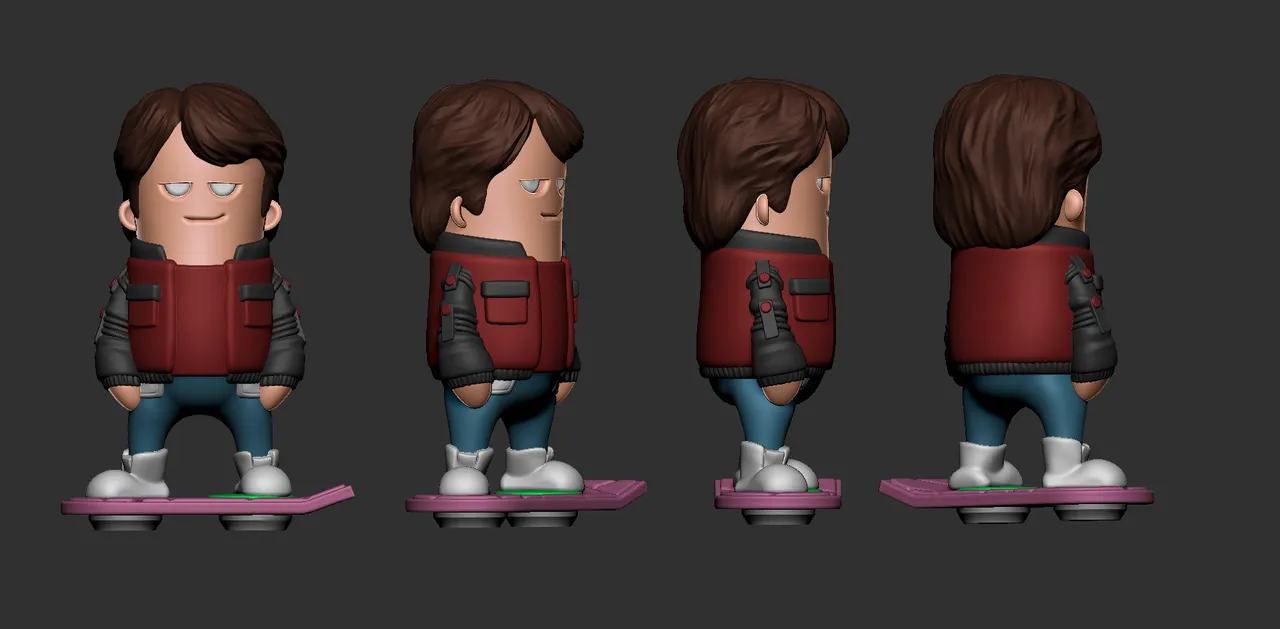 Mini Marty McFly single and multimaterial by Wekster | Download free ...