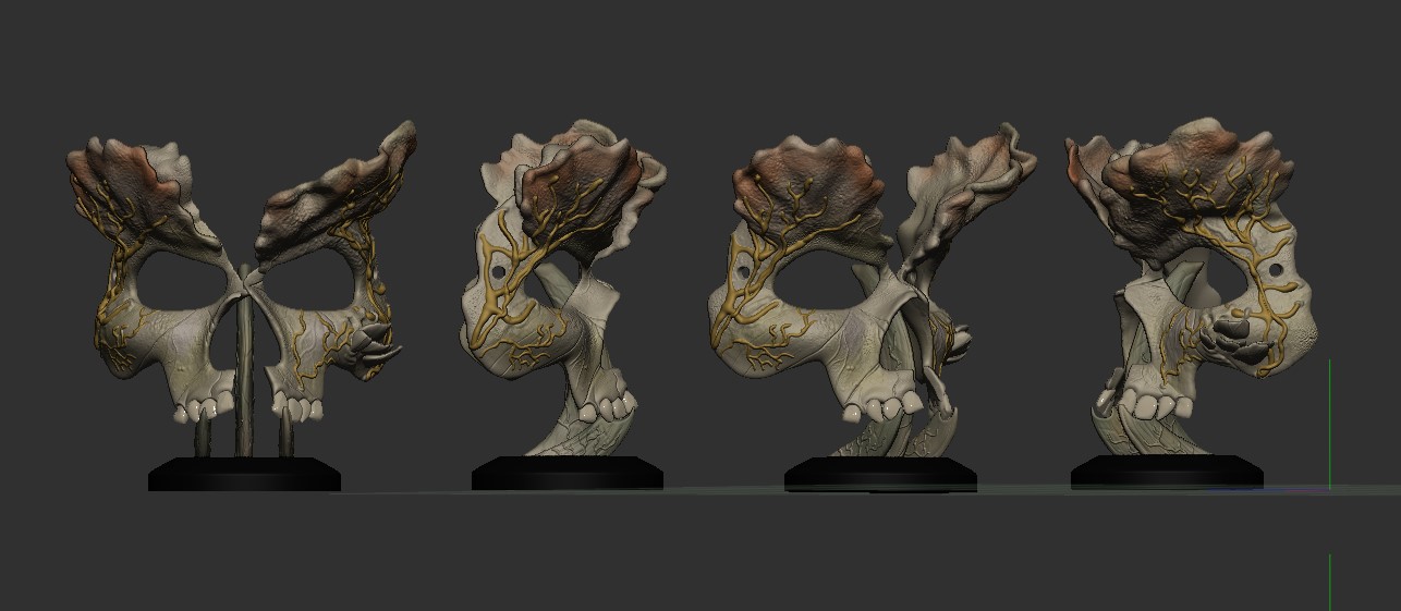 Clicker inspired skull mask by Wekster | Printables Store