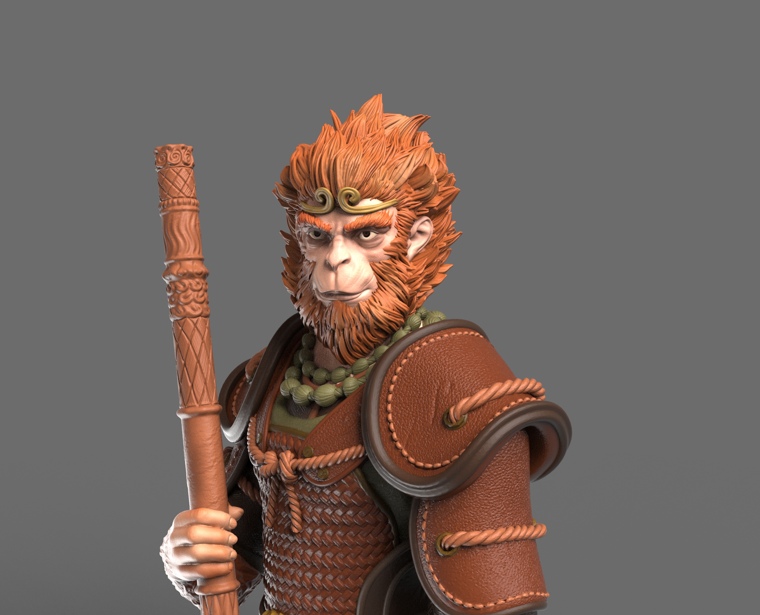 Monkey King - presupported by Wekster | Printables Store