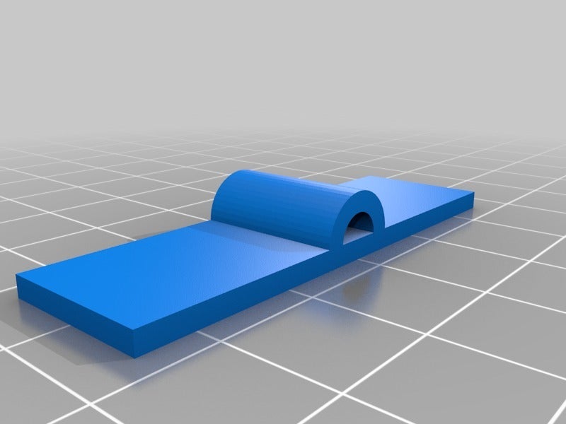 Adhesive Ceiling Loop Mount by mofosyne | Download free STL model ...
